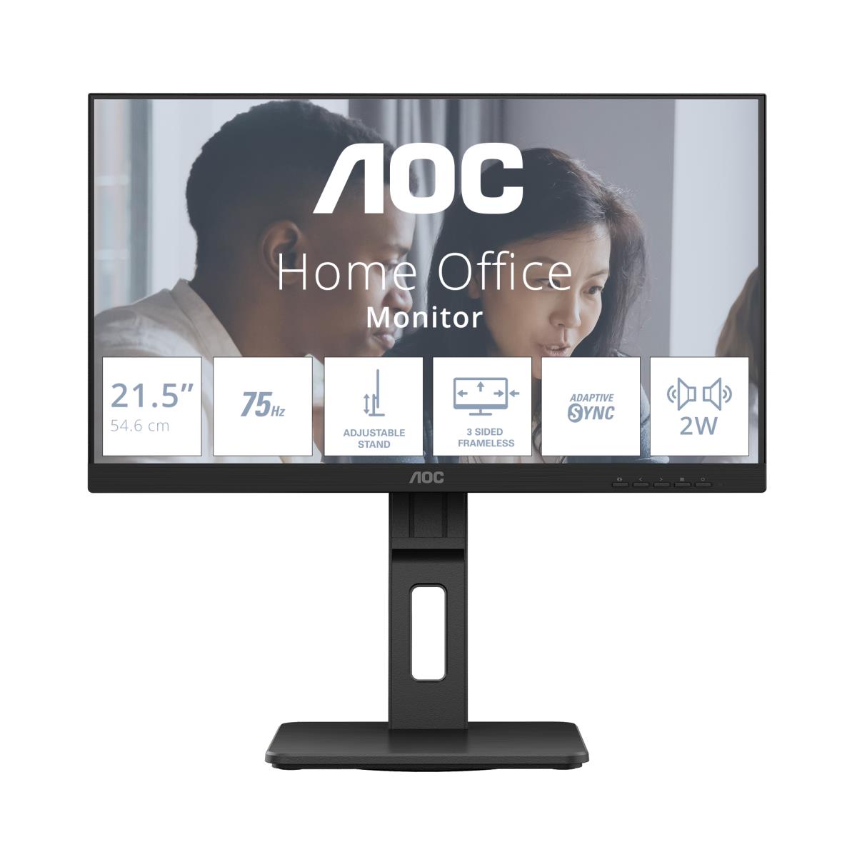 AOC Desktop Monitor - 22E2UMF - 22in - 1920x1080 (Full HD) - VA 4ms ...