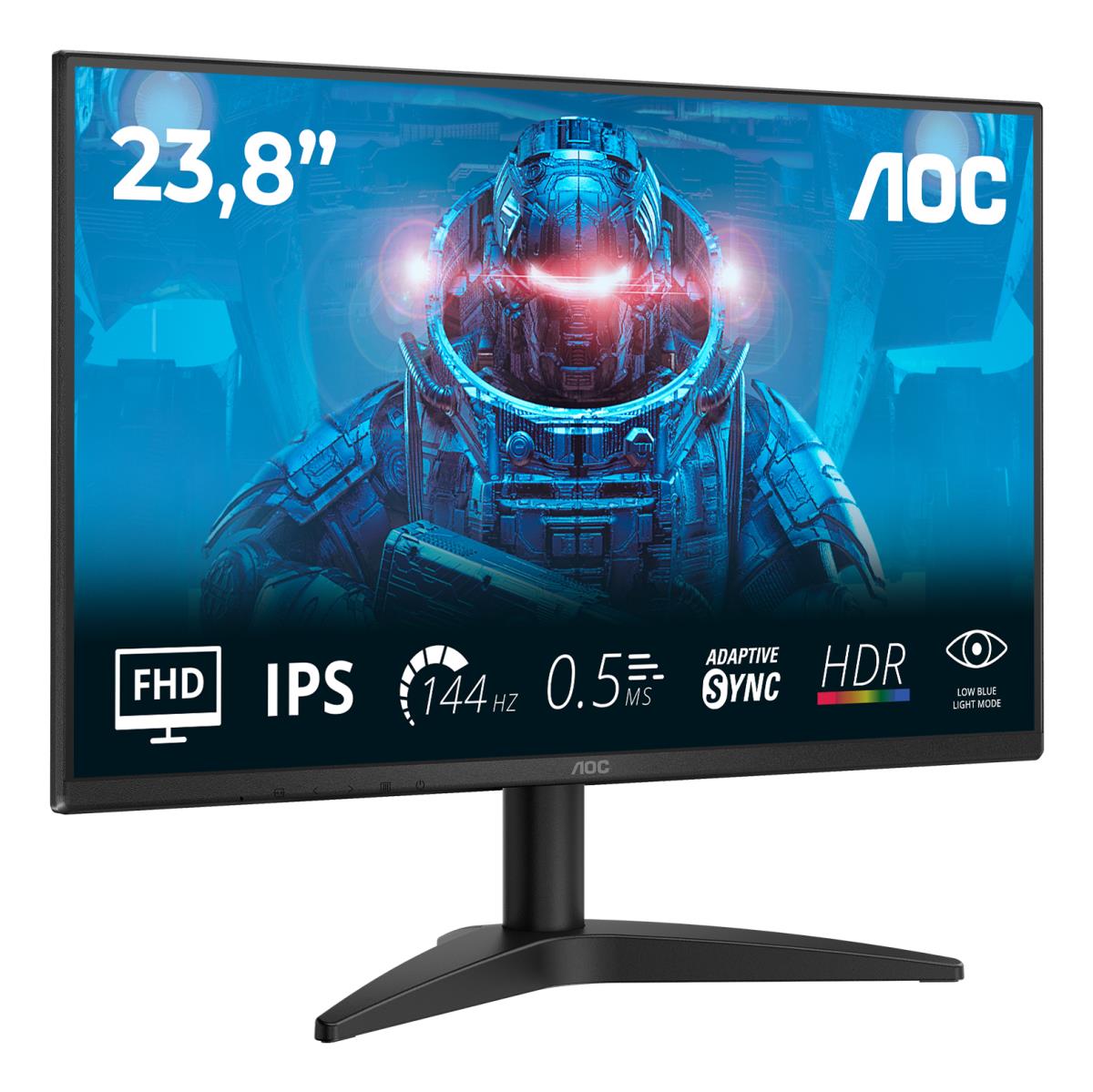 AOC Desktop Monitor - 24B36X - 24in - 1920x1080 (Full HD) - IPS 144Hz ...