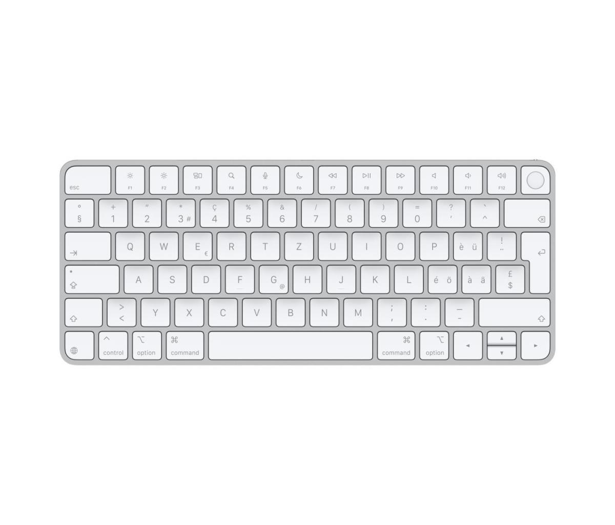 APPLE Magic Keyboard With Touch Id For Apple Silicon - White - Qwertzu ...