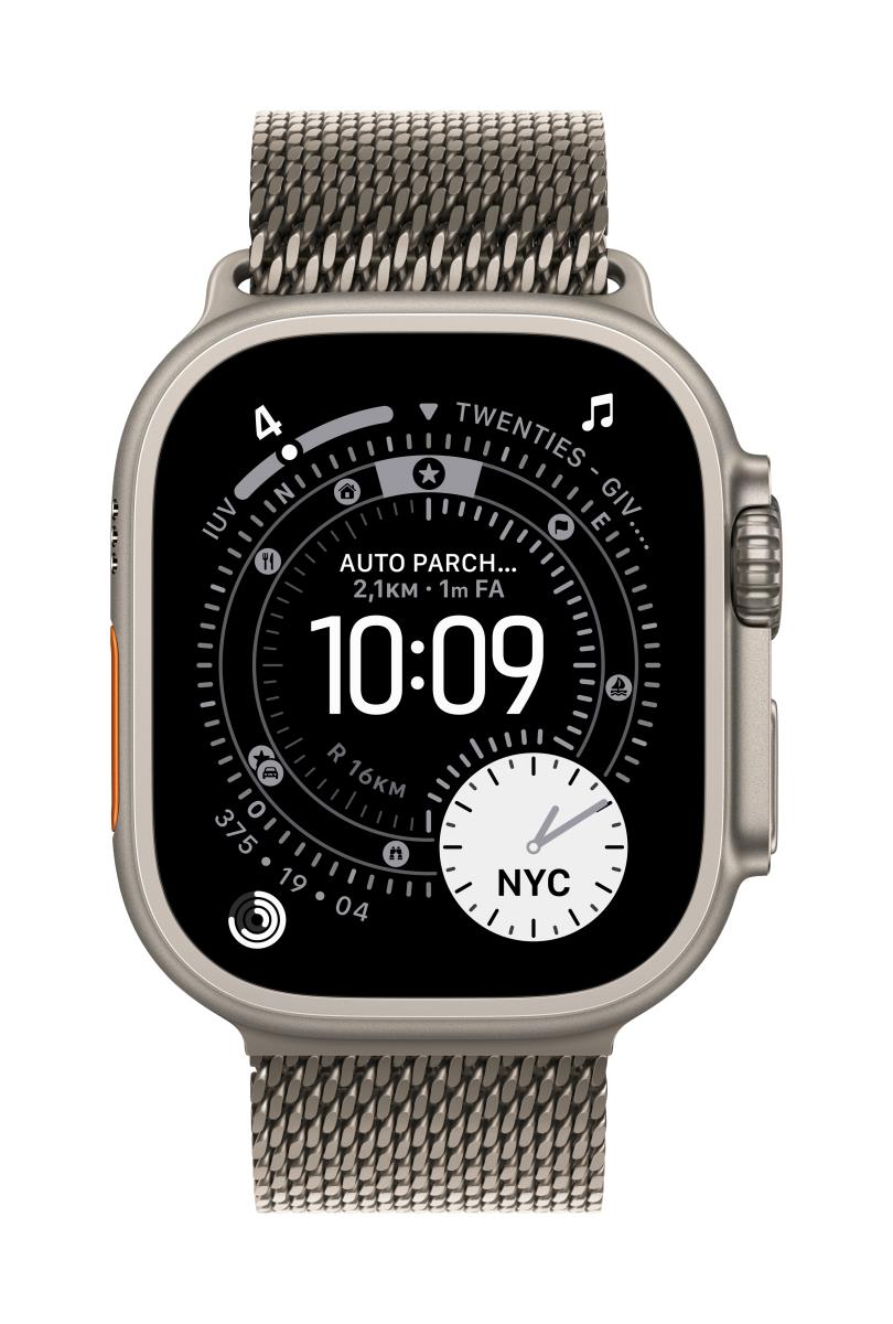 APPLE 49mm Natural Titanium Milanese Loop - Large - MGHQ4ZM/A - Redcorp ...