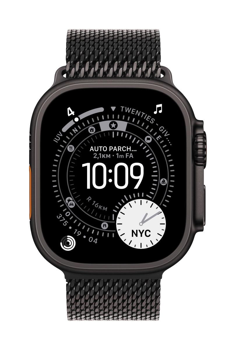 APPLE 49mm Black Titanium Milanese Loop - Medium - MGHT4ZM/A - Redcorp ...
