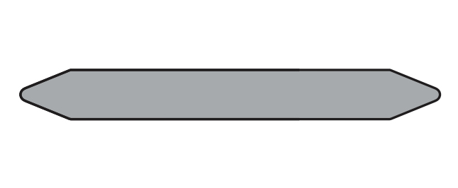BROTHER Pre-cut Pipe Marker Rolls Gray / Steam Without Pictogram 37 X ...