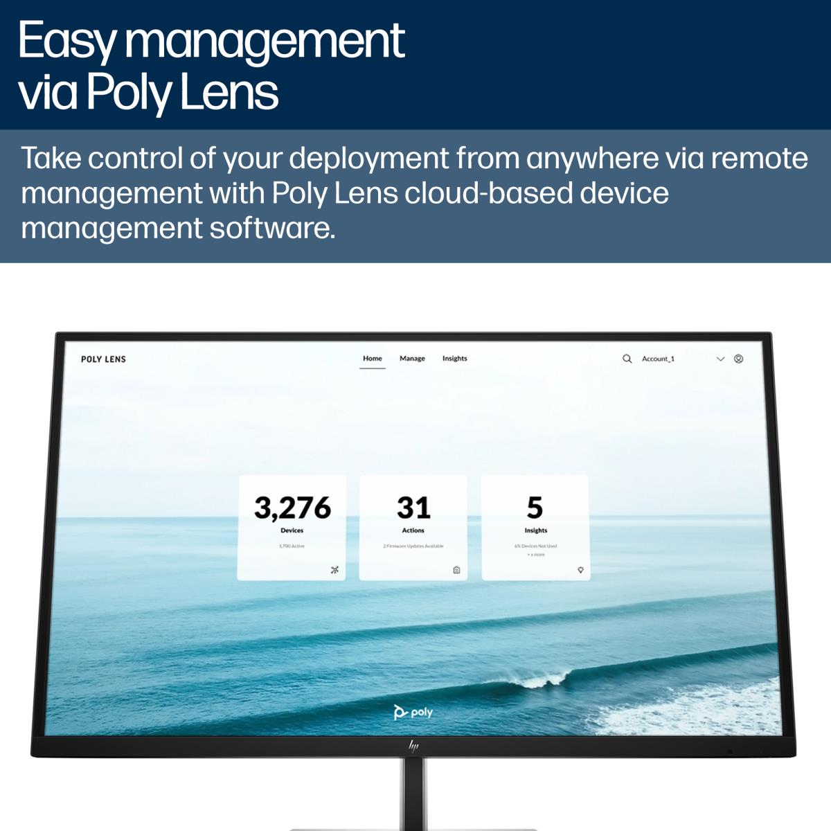 HP Poly Studio V52 USB Video Bar - No Power Cord - A09D7AA#AC3 ...