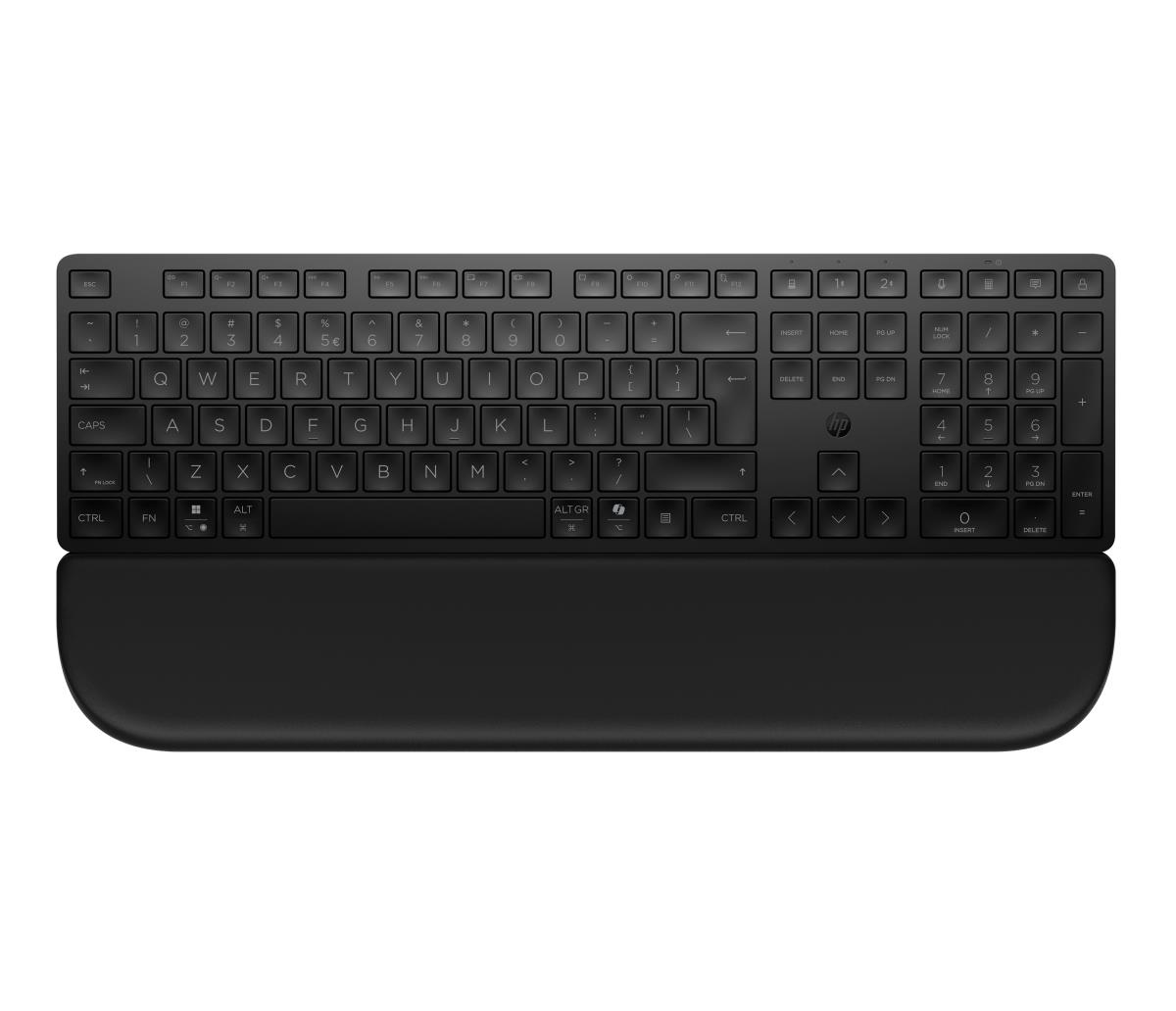HP Multi-Device Dual-Mode Keyboard with Palm Rest 585K - Azerty Belgian ...