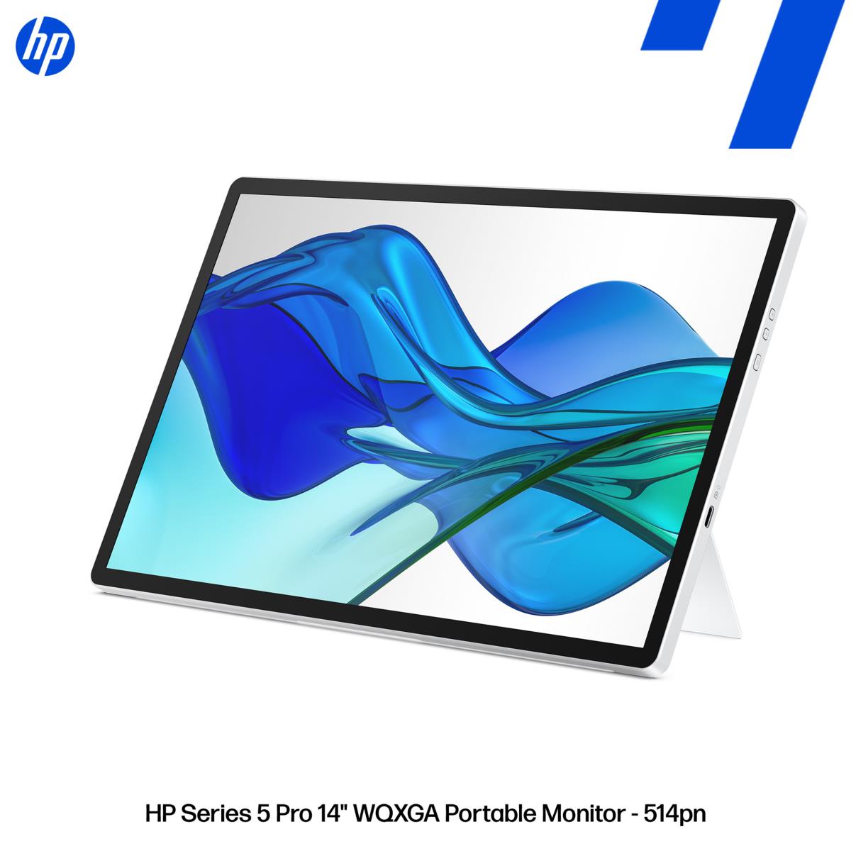 HP Portable Monitor - Series 5 Pro 514pn - 14in - 2560x1600 (WQXGA ...