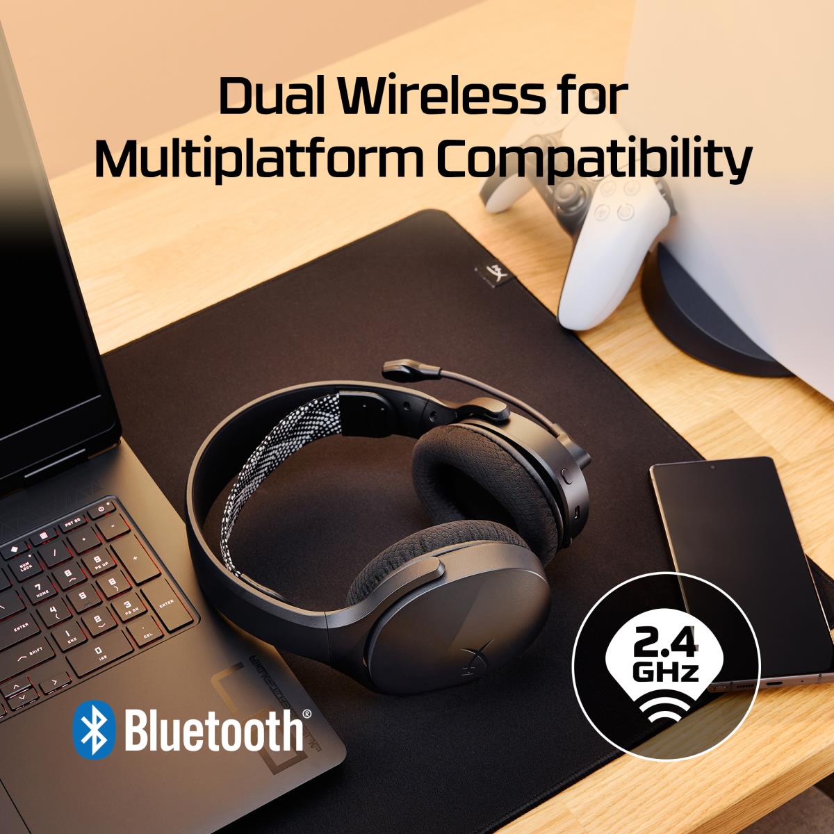 HP HyperX Cloud Jet - Gaming Headset - Wireless - Black - AJ0T1AA ...