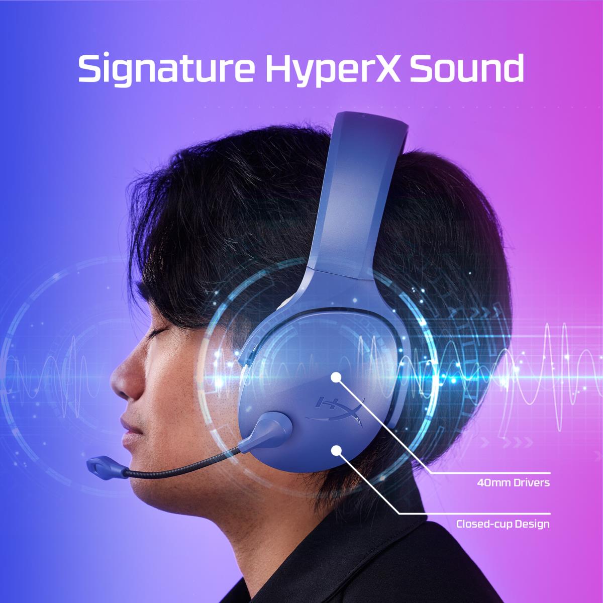 HP HyperX Cloud Jet - Gaming Headset - Wireless - Black - AJ0T1AA ...