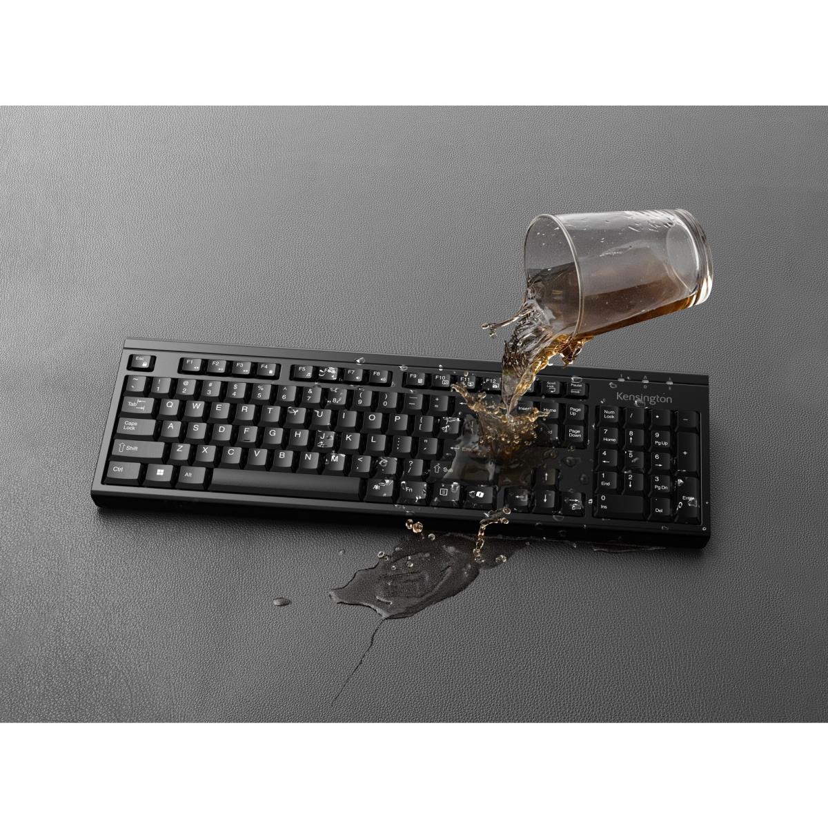 KENSINGTON Rechargeable Wireless Keyboard/Mouse - KM270 EQ - Qwerty Us ...