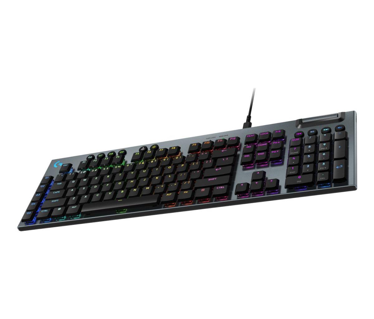 LOGITECH G915 X USB-A Wired Low Profile Gaming Keyboard Tactile Black ...