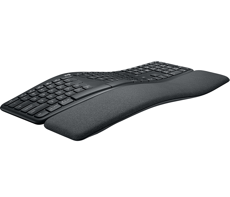 LOGITECH Ergo K860 - Split Ergonomic Keyboard - Wireless - Graphite ...