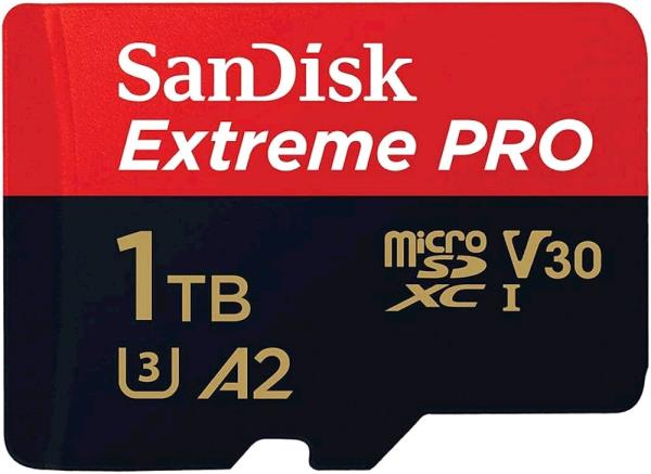 WESTERN DIGITAL SanDisk Extreme PRO microSD UHS-I Card - 1TB 250MB/s ...