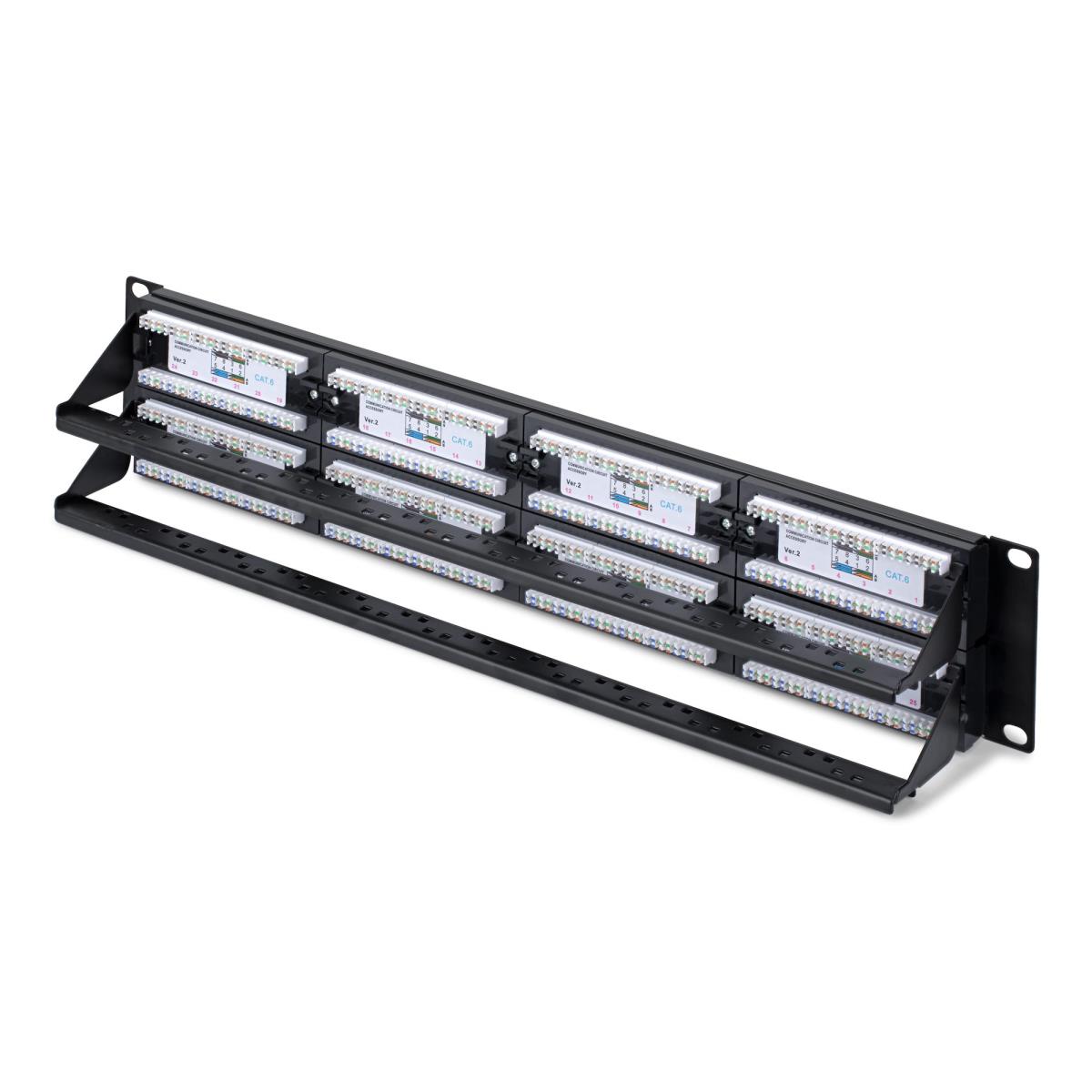 STARTECH.COM Patch Panel CAT6 Rackmount/utp/rj45/110 Punch Dow 48-port ...