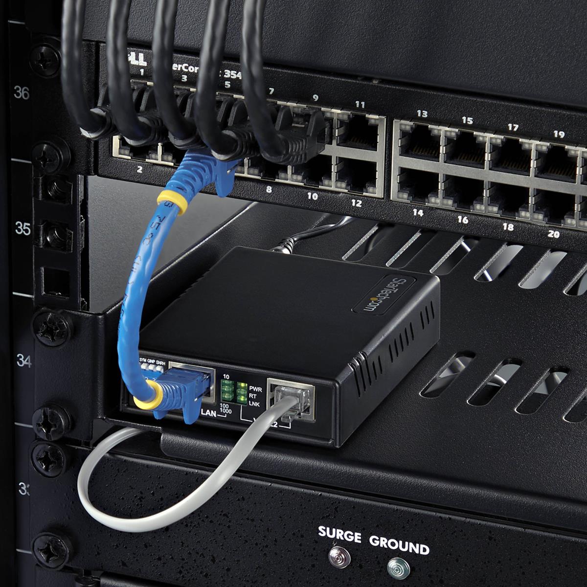 STARTECH.COM Vdsl2 Ethernet Extender Kit Over Single Pair Wire Up To 0 ...