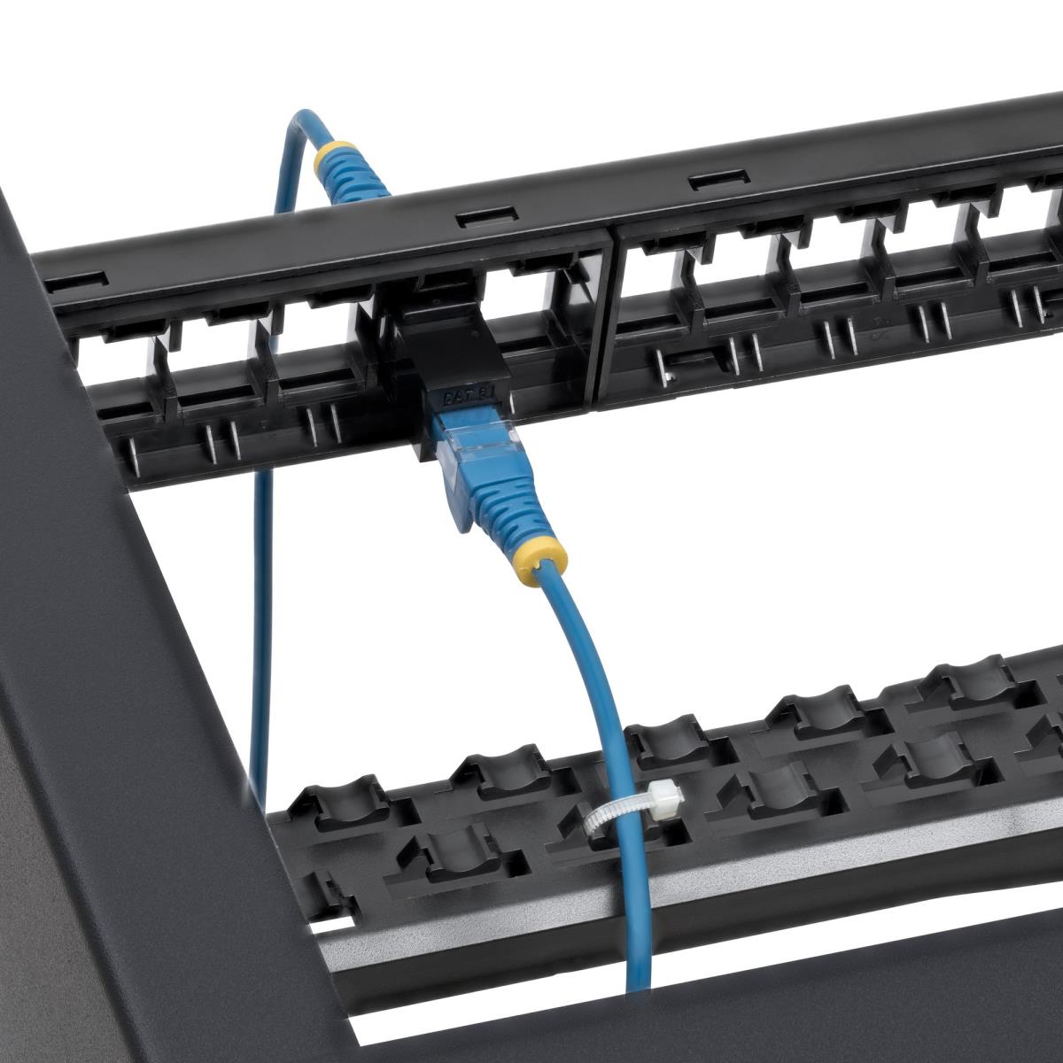 STARTECH.COM Keystone Patch Panel 24 Port 1u Blank - C6PANELUTP241UCM ...