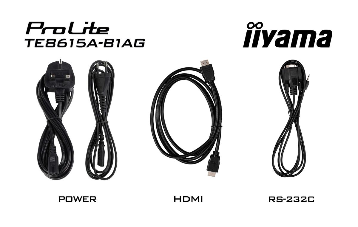 IiYAMA Large Format Display - ProLite TE8615A-B1AG - 86in Touch ...