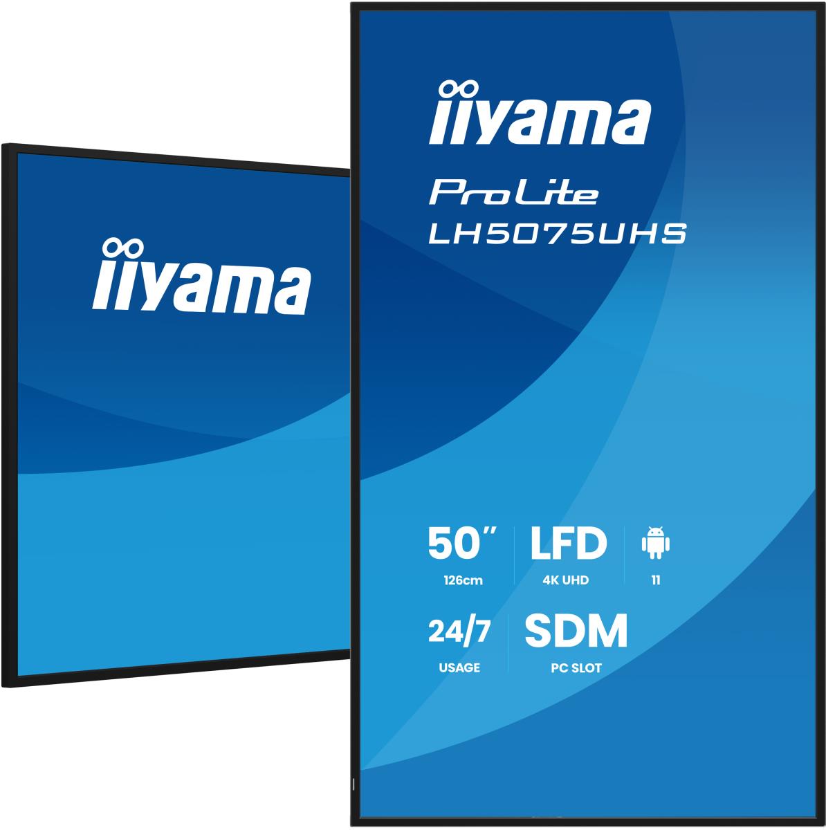 IiYAMA Digital Signage Display - ProLite LH5075UHS-B2AG - 50in ...