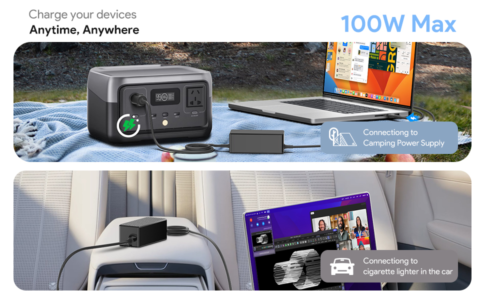 ORIGIN STORAGE Car Charger 100w USB-c - OS-100WUSB-C-CC - Redcorp.com/fr