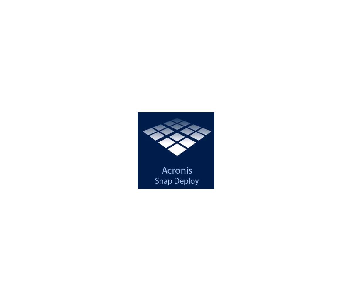ACRONIS Snap Deploy For Server Machine - Subscription License - 5 Years ...