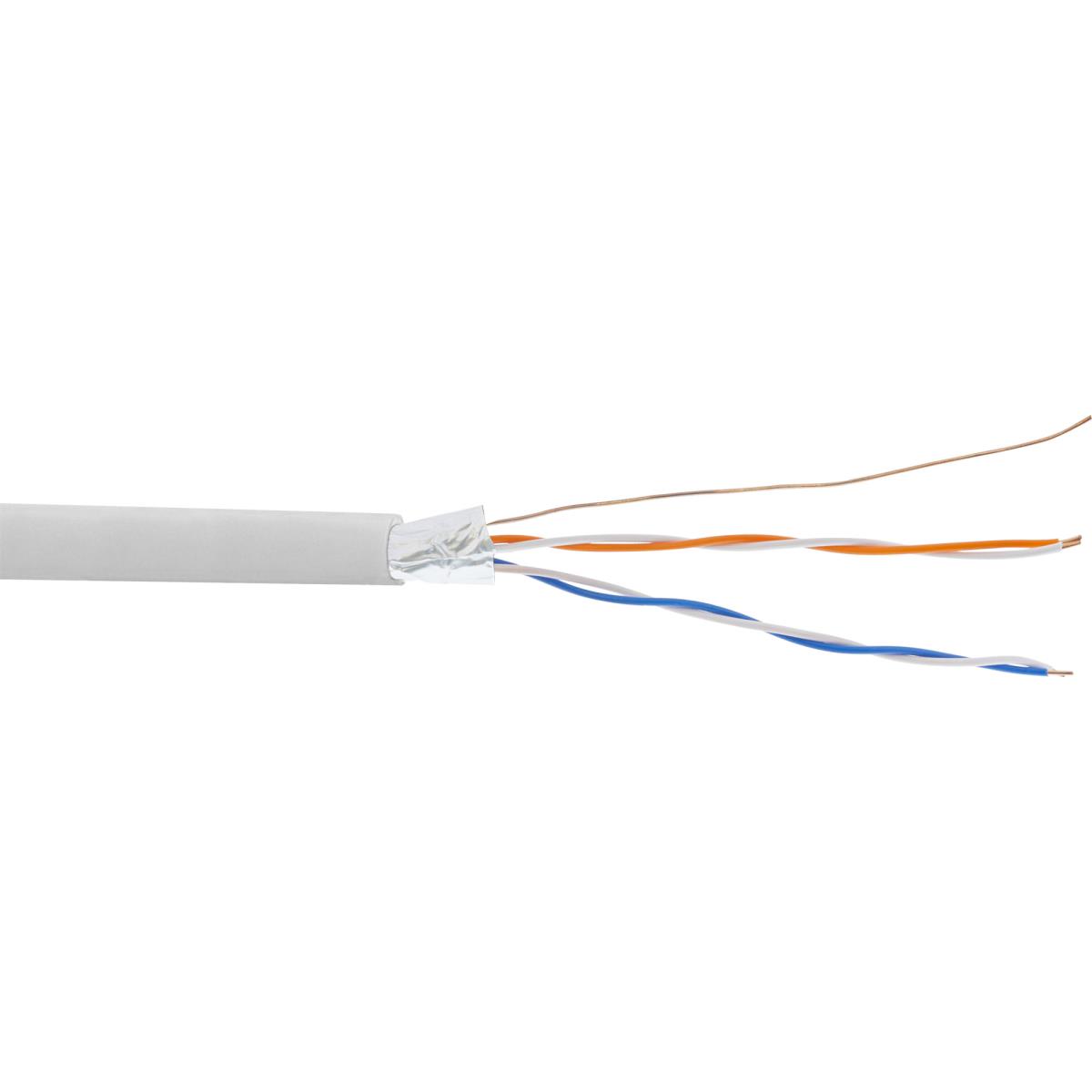 INLINE INC Telephone Cable 4 Wire Solid Installation 2x2x06mm Shielded ...