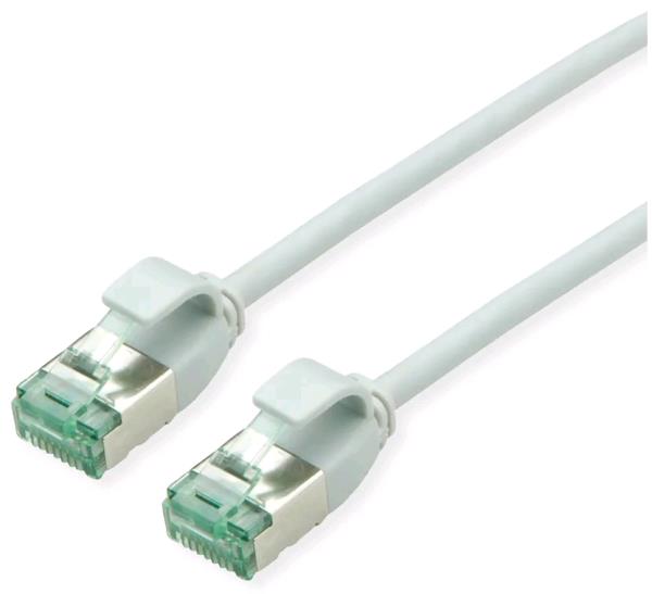 ROTRONIC LOGISTICS Patch Cable - CAT6a - U/FTP - Slim - Grey - 50cm ...
