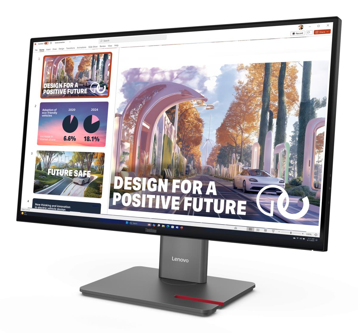 LENOVO Desktop Monitor - ThinkVision P27QD-40 - 27in - 2560x1440 (QHD ...