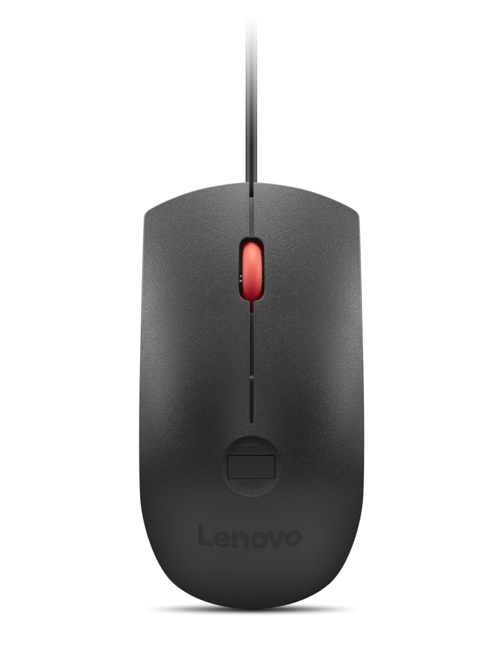 LENOVO Wired Mouse - Fingerprint Biometric USB Mouse Gen3 - optical ...