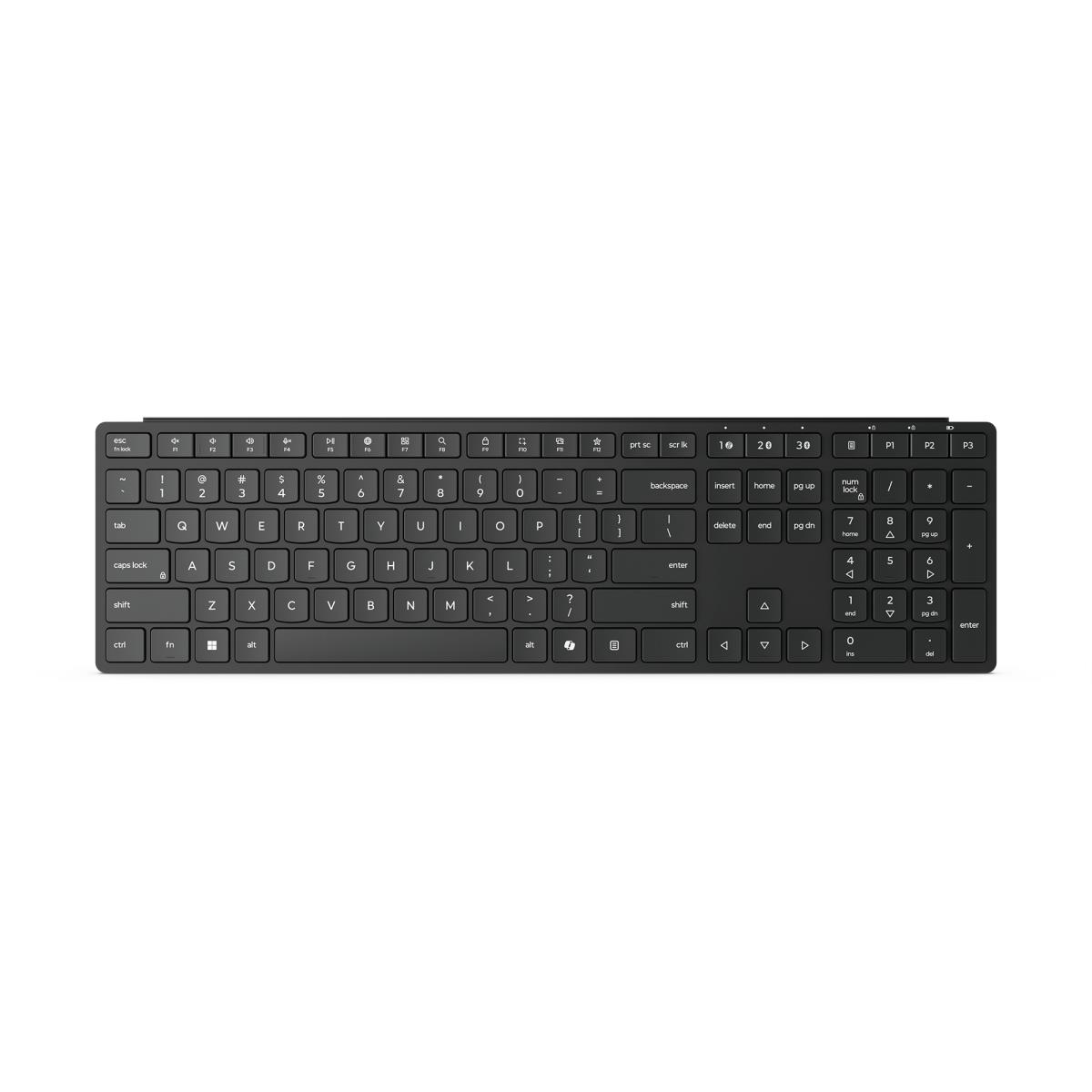 LENOVO Wireless Multi-Mode Pro Keyboard 6000 - Azerty Belgian ...