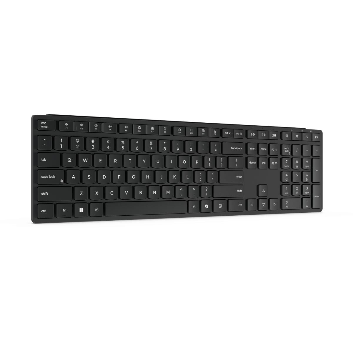 LENOVO Wireless Multi-Mode Pro Keyboard 6000 - Azerty Belgian ...