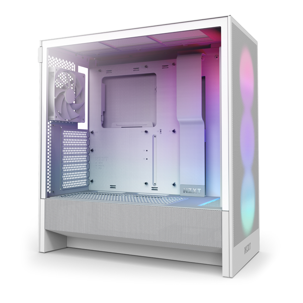 NZXT Cpu Chassis H7 Flow 2024 RGB Mid Tower Airflow ATX White - CC ...