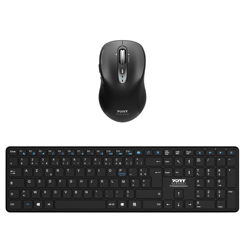 PORT DESIGNS Bundle / Bluetooth Wireless Pack: Rechargeable Keyboard ...