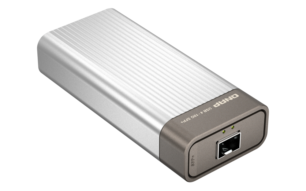 QNAP SYSTEMS USB 4 Type-C to 10GbE SFP+ Network Adapter, Compatible ...