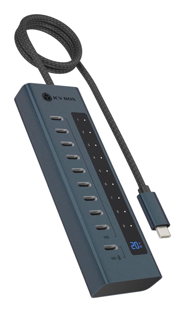 ICY BOX USB Type-c Gen 2 Hub With 10 Ports - IB-HUB1450-C31 - Redcorp.com/en