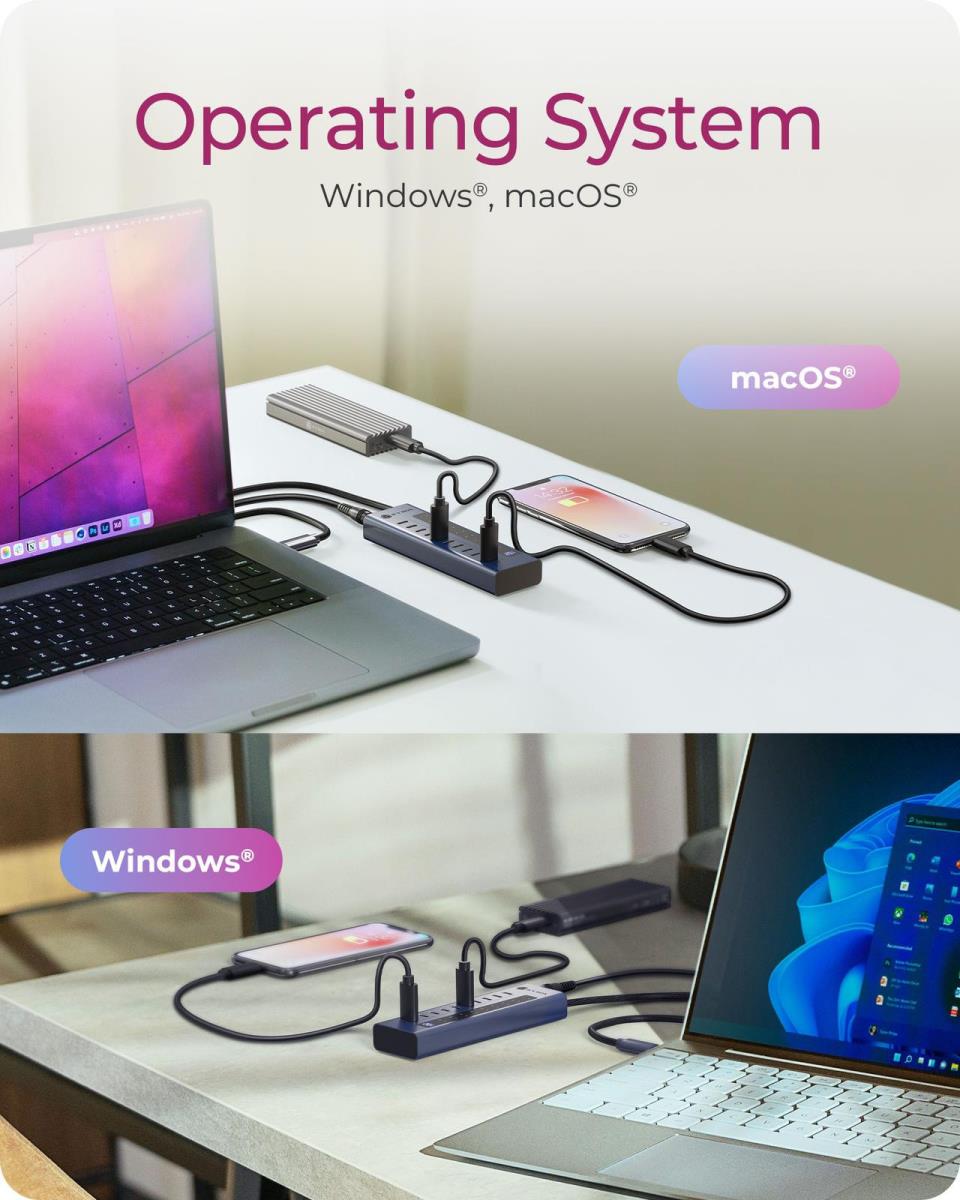 ICY BOX USB Type-c Gen 2 Hub With 10 Ports - IB-HUB1450-C31 - Redcorp.com/en
