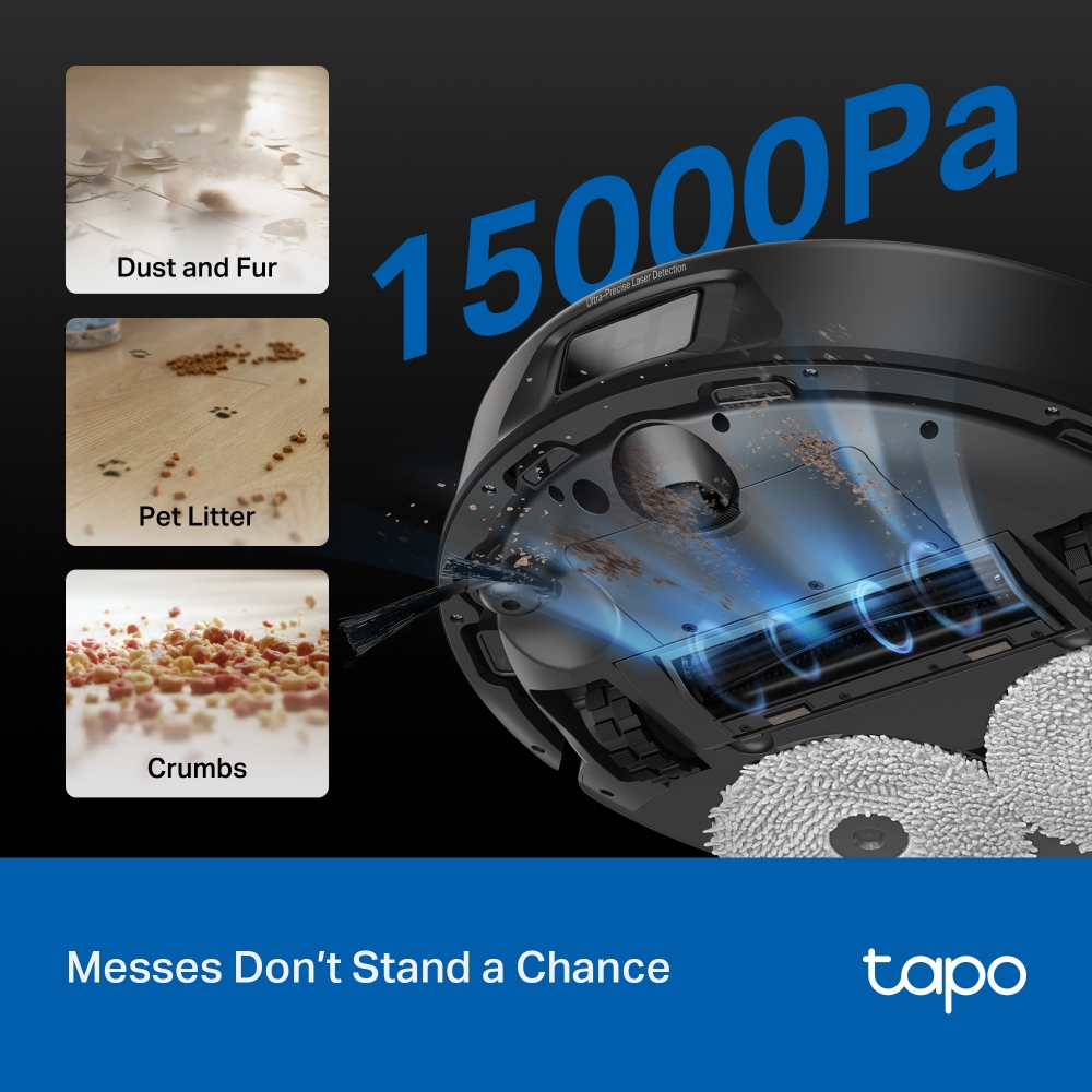 TP-LINK Tapo Rv50 Pro Omni Vacuum And Mop + Advanced Self Cleaning ...