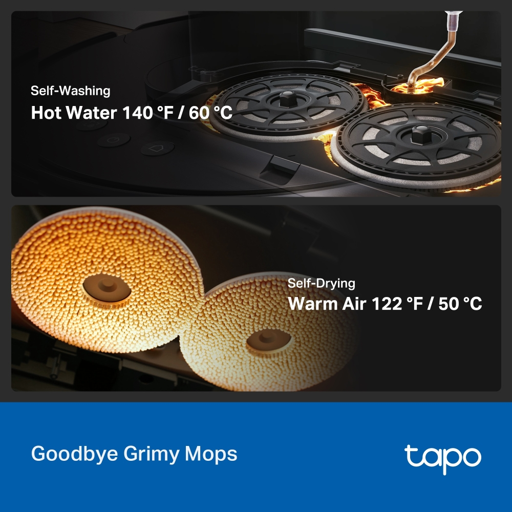 TP-LINK Tapo Rv50 Pro Omni Vacuum And Mop + Advanced Self Cleaning ...