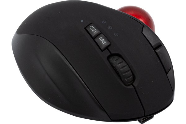 DACOMEX Trackball Mouse - 2.4GHz - Bluetooth Rechargeable - TM350-WBT ...