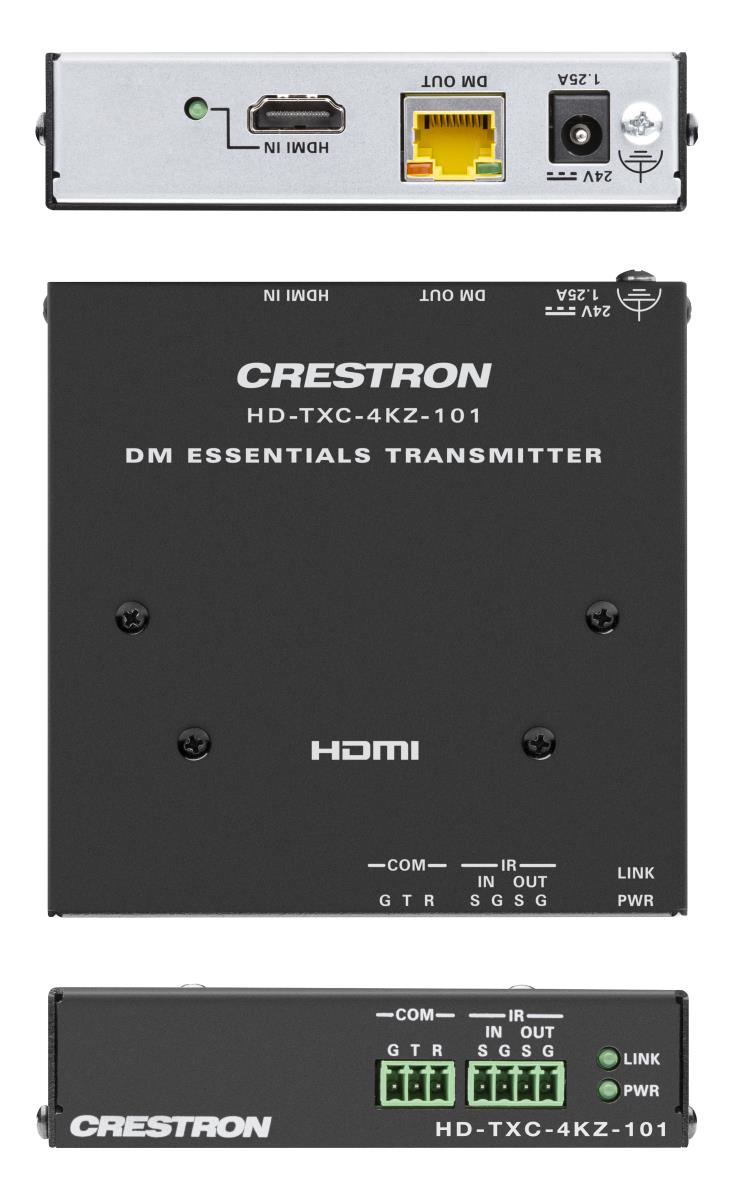 CRESTRON DM Essentials 4K Transmitter - HDMI/ RS-232 and IR Signal ...