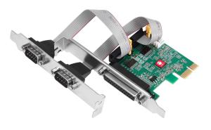 SIIG Interface Card - Two Rs-232 Serial Port And One Parallel Port ...