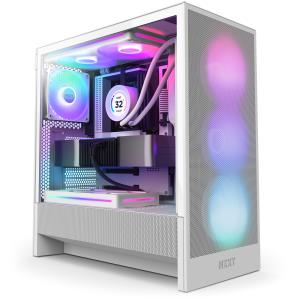NZXT Cpu Chassis H7 Flow 2024 RGB Mid Tower Airflow ATX White - CC ...