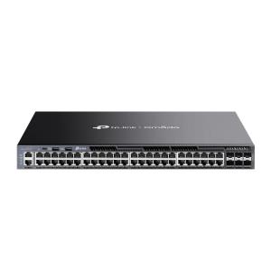 TP-LINK Switch Omada Sg6654x 48-port Gigabit Stackable L3 Managed With 6 10g Slots - SG6654X ...