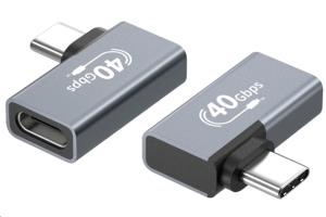 JLC DISTRIBUTION A30 Type C Right Angle (Male) to Type C (Female) L ...