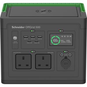 APC Schneider OffGrid Portable Power Station 500, 230V, 517Wh Lithium ...
