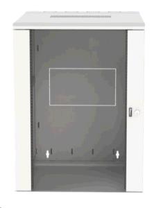 PANDUIT CORP Wall Mount Cabinet 18RU 30in Depth Windowed Door White ...