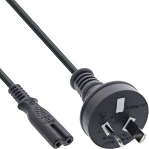 INLINE INC Power Cable Type I Australia / Nz To Euro 8 C7 Plug 1.8m ...