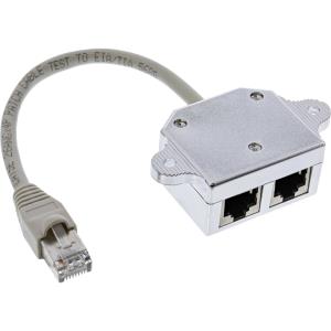 INLINE INC Cat.5e Isdn T-adapter Rj45 Male To 2x Rj45 Female 15cm ...