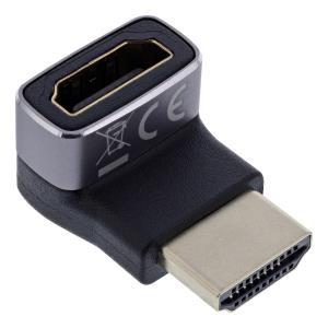 INLINE INC HDMI adapter, HDMI A plug / socket, 90° up, 8K UHD - 17991G ...