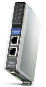 MOXA Gateway - 1 Port Modbus TCP - Serial Comm. Gateway advanced, 3 in ...