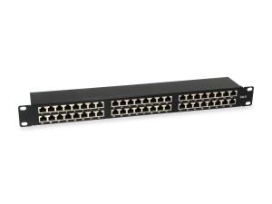 EQUIP Shielded Patch Panel - 48 Ports - CAT6 - Black - 326449 - Redcorp ...