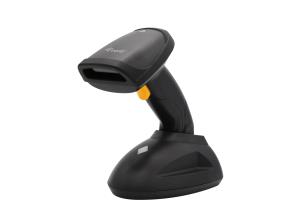 EQUIP Barcode Scanner 1D Laser - Wireless 433MHz - w/Stand - Black ...