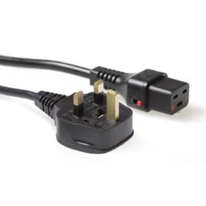 IEC LOCK Connection Cable - 230v Uk Plug - C19 Lockable - AK5061 ...
